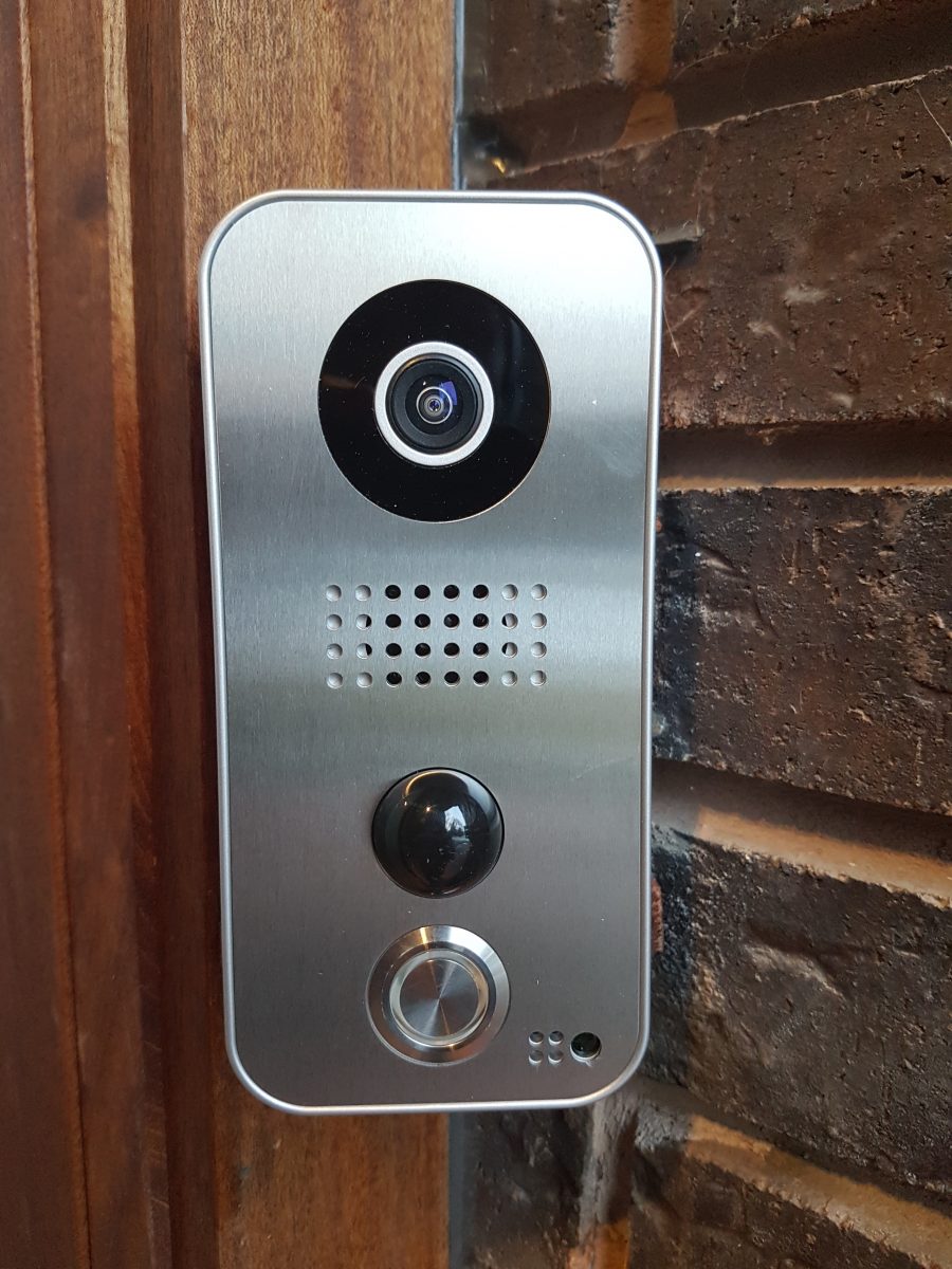 The Doorbird D101 intercom lets you answer the door from anywhere and ...
